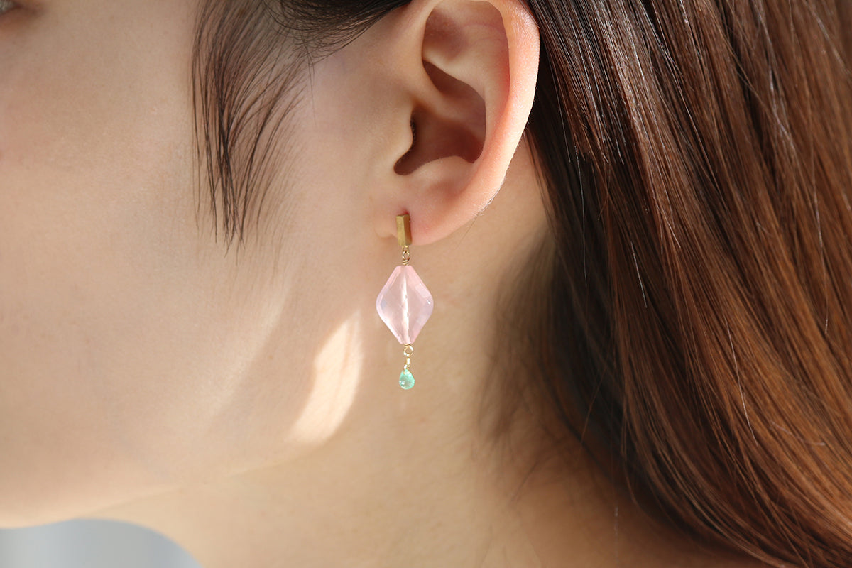 【ONLINESTORE】春の一瞬を閉じ込めたさくらのピアス – HASUNA
